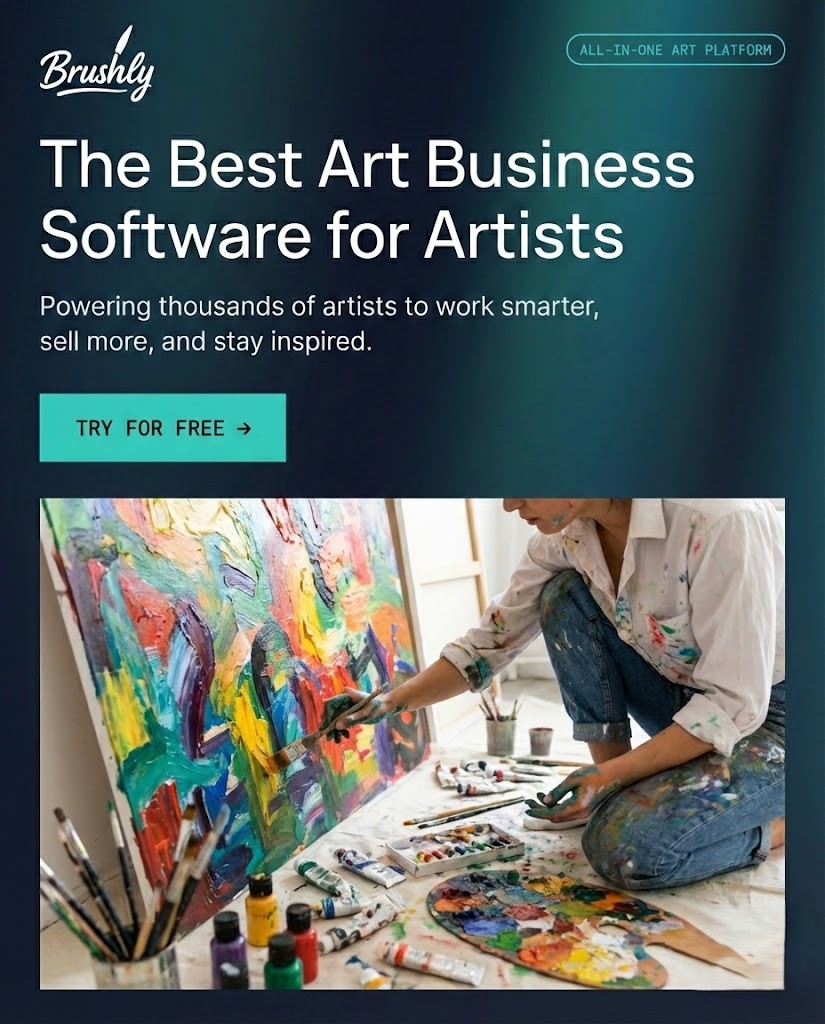 Brushly - Artwork Management & Studio Assistant for Artists